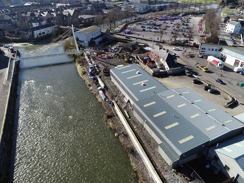 Hawick Flood Protection Scheme | McLaughlin & Harvey